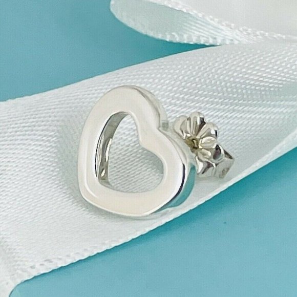 Tiffany & Co. | Jewelry | Tiffany Co Single Replacement Heart Cutout ...